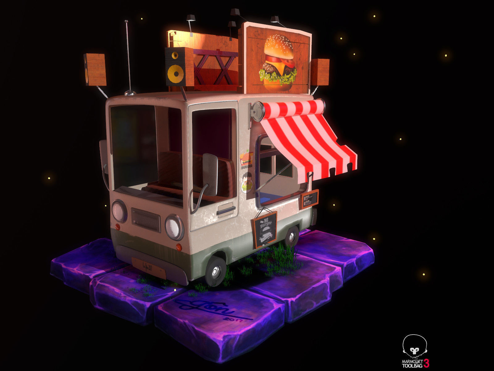 Car cartoon free 3D model | CGTrader