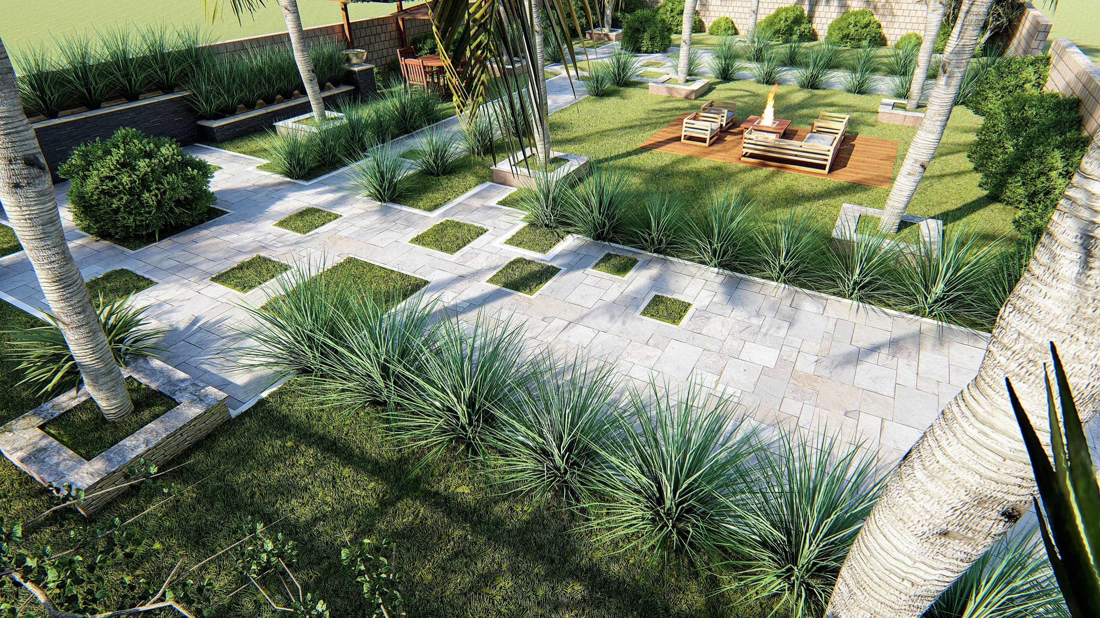 Landscape design 3d model and render in lumion 3D model | CGTrader