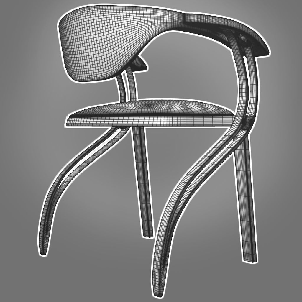 Palare Chair - Sebastian Blakeley 3D model | CGTrader