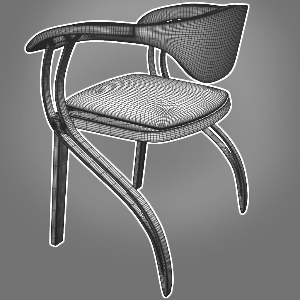 Palare Chair - Sebastian Blakeley 3D model | CGTrader