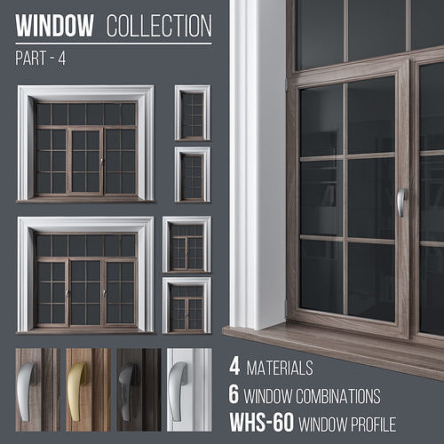 Window Collection Part 4 3D model | CGTrader