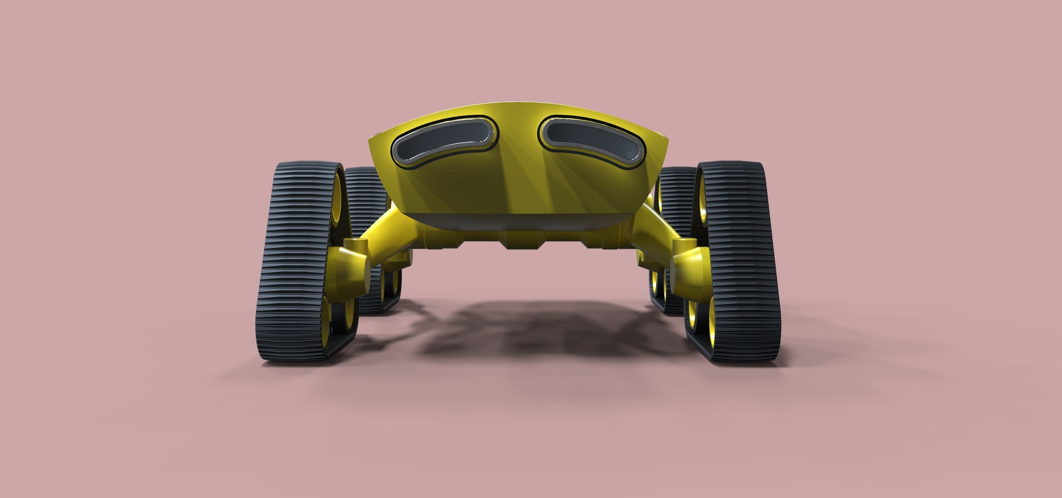 Rover robot with wheels 3D model | CGTrader