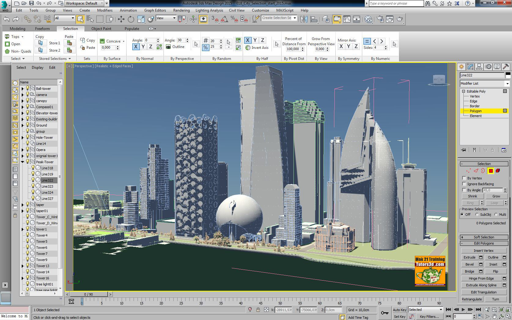 3ds max 2015 Freeform e Selection vol 20 cd front 3D model | CGTrader