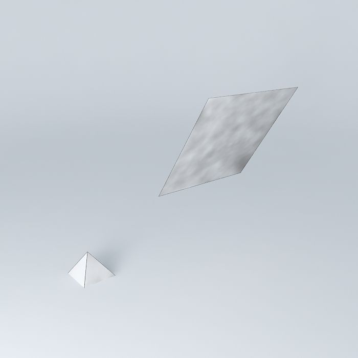 Pyramid square free 3D model | CGTrader