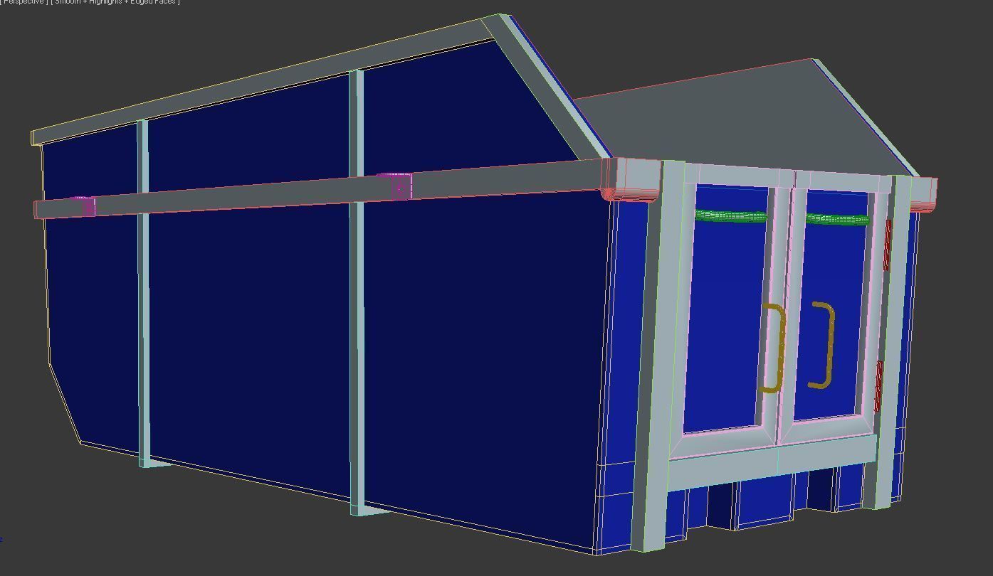 Skip Bin 15 Cubic Metres free 3D model | CGTrader