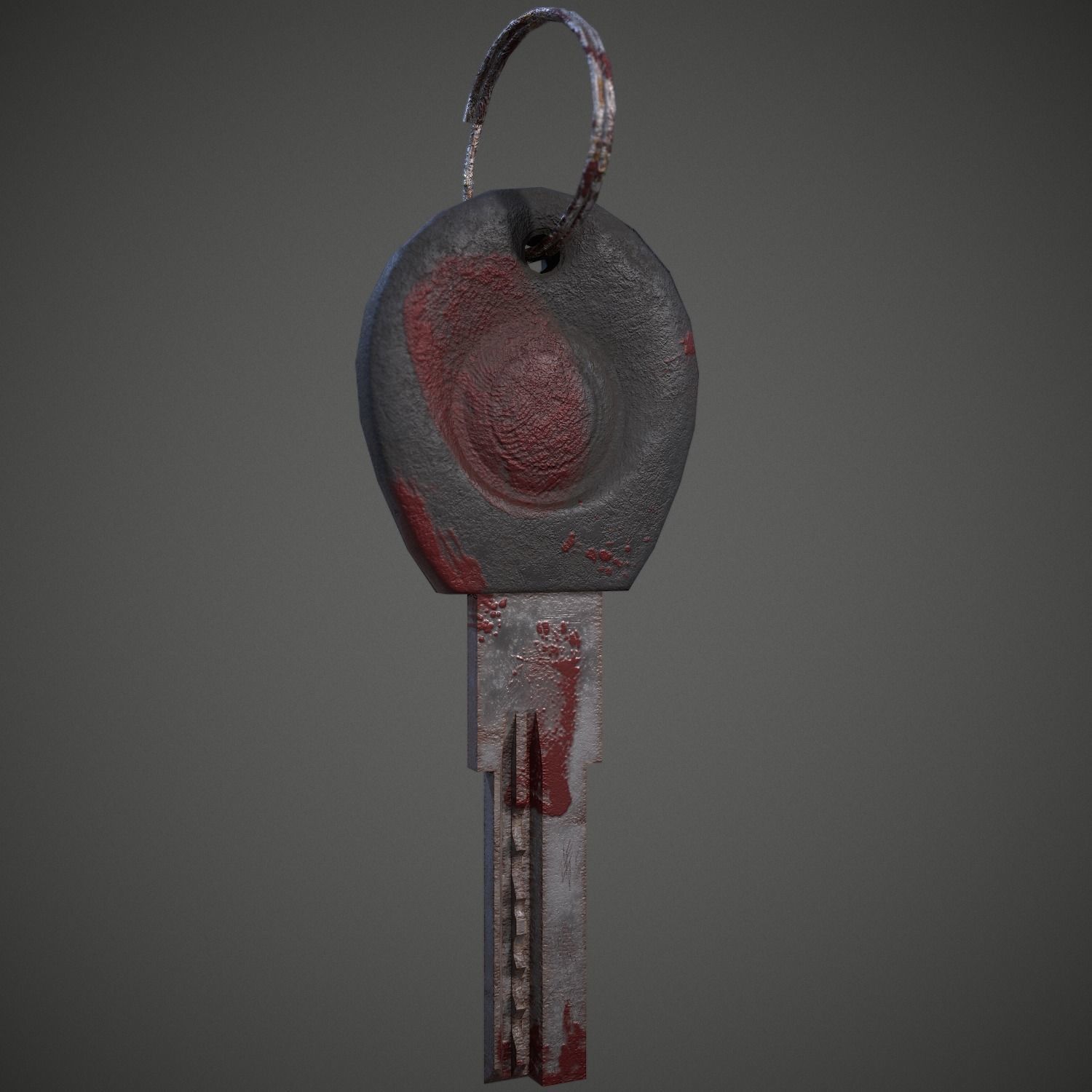 3D model Realistic Door Key Lowpoly with a set of 5 PBR materials VR ...