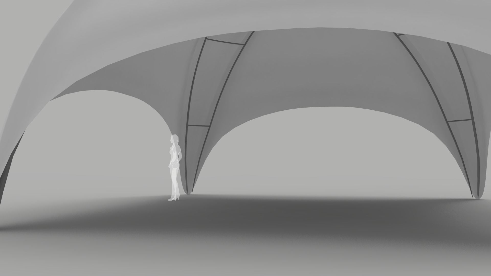 Hexadome and Crossover Tents 3D model | CGTrader