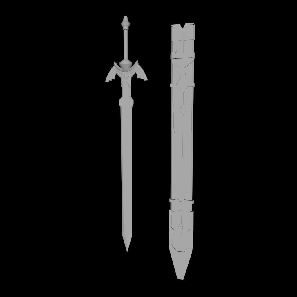 3D model Master Sword of The Legend of Zelda VR / AR / low-poly | CGTrader