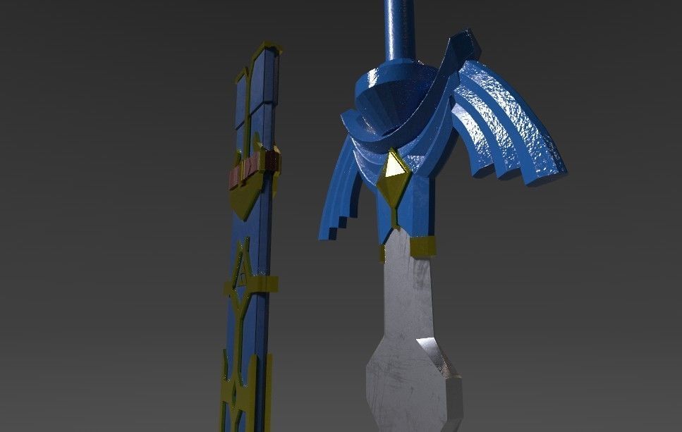 3D model Master Sword of The Legend of Zelda VR / AR / low-poly | CGTrader