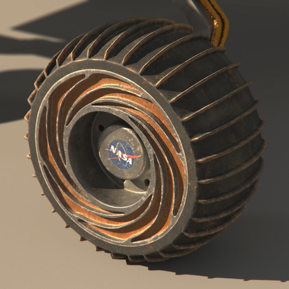 Opportunity rover 3D model rigged | CGTrader