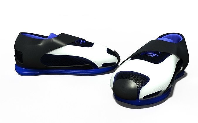 Car Inspired Shoe Design 3D model | CGTrader