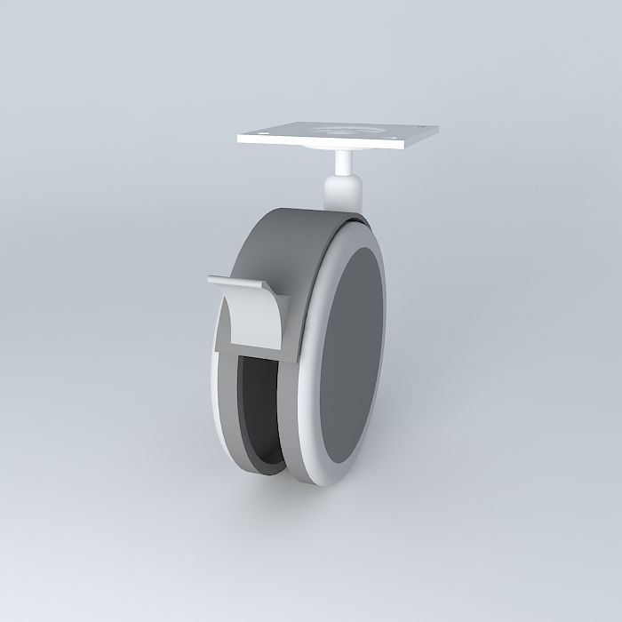 wheel wheeled device free 3D model | CGTrader