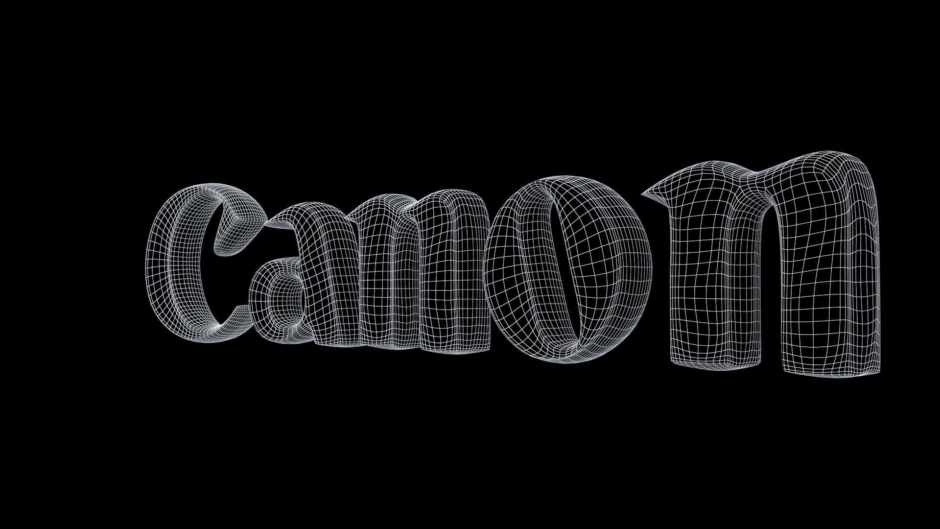 Canon Logo 01 free VR / AR / low-poly 3D model | CGTrader