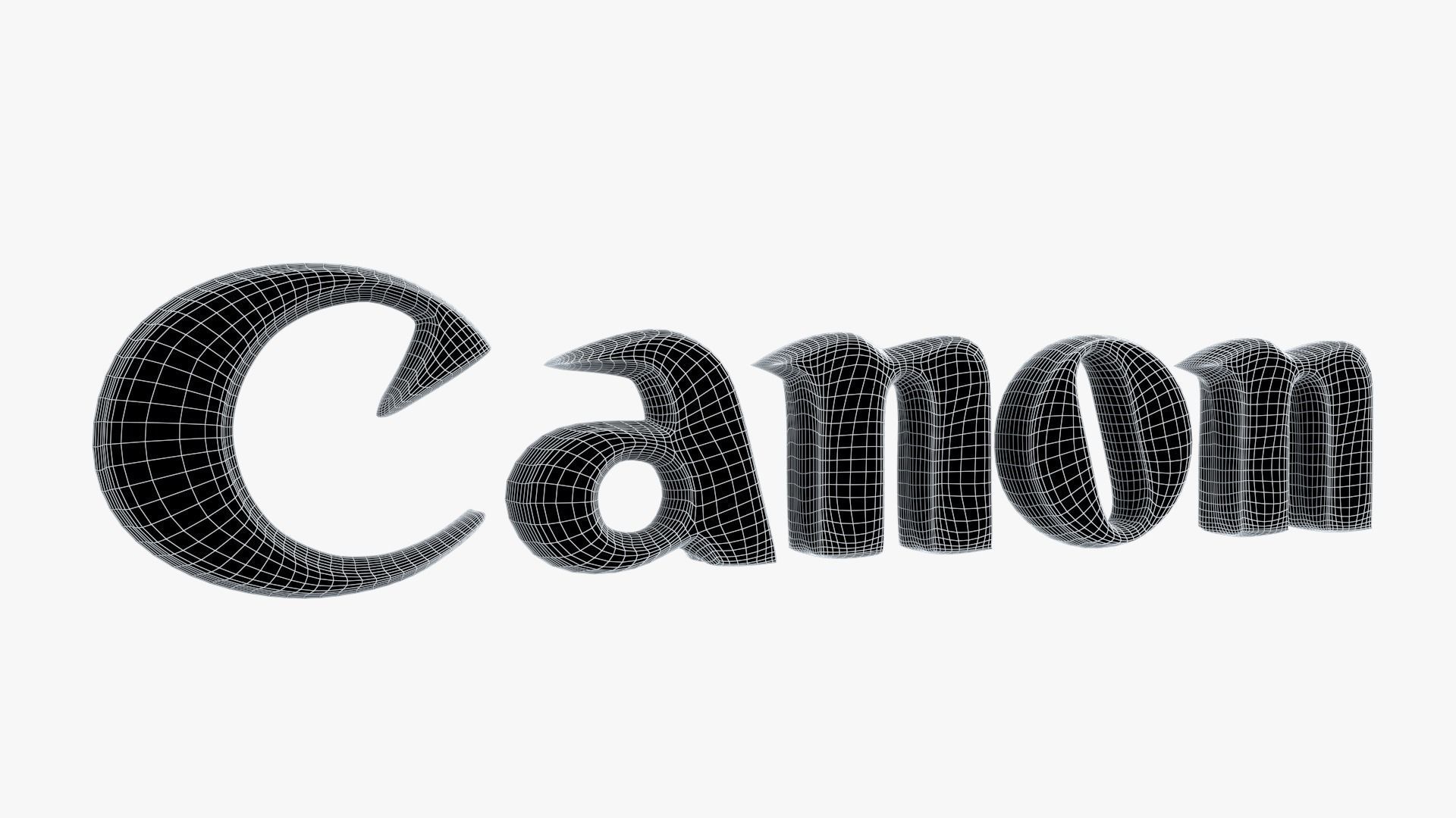Canon Logo 01 free VR / AR / low-poly 3D model | CGTrader