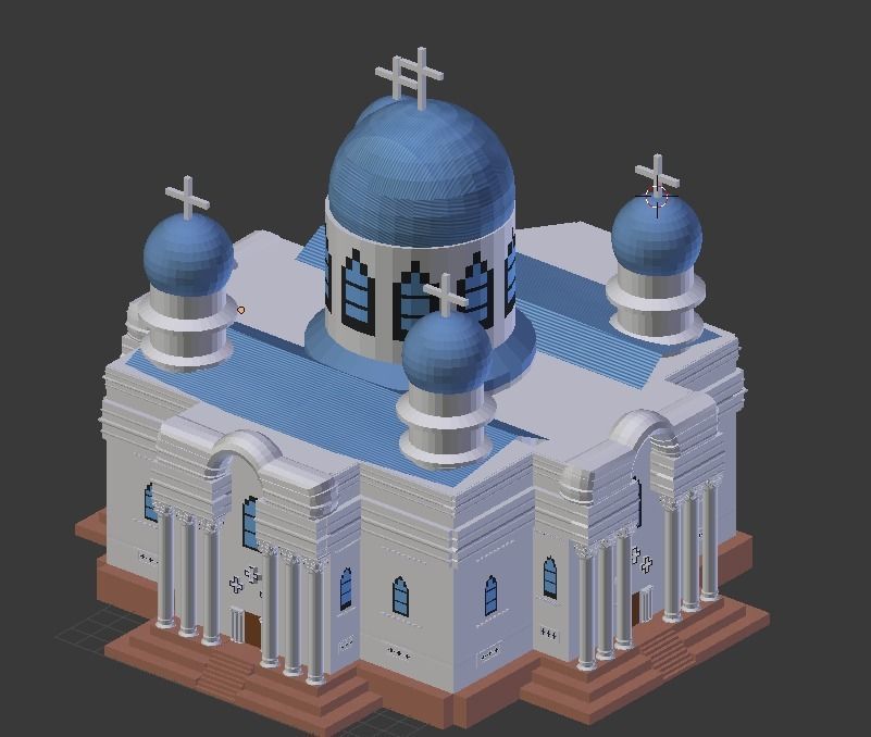 3D Russian model Soboras Church free 3D model | CGTrader