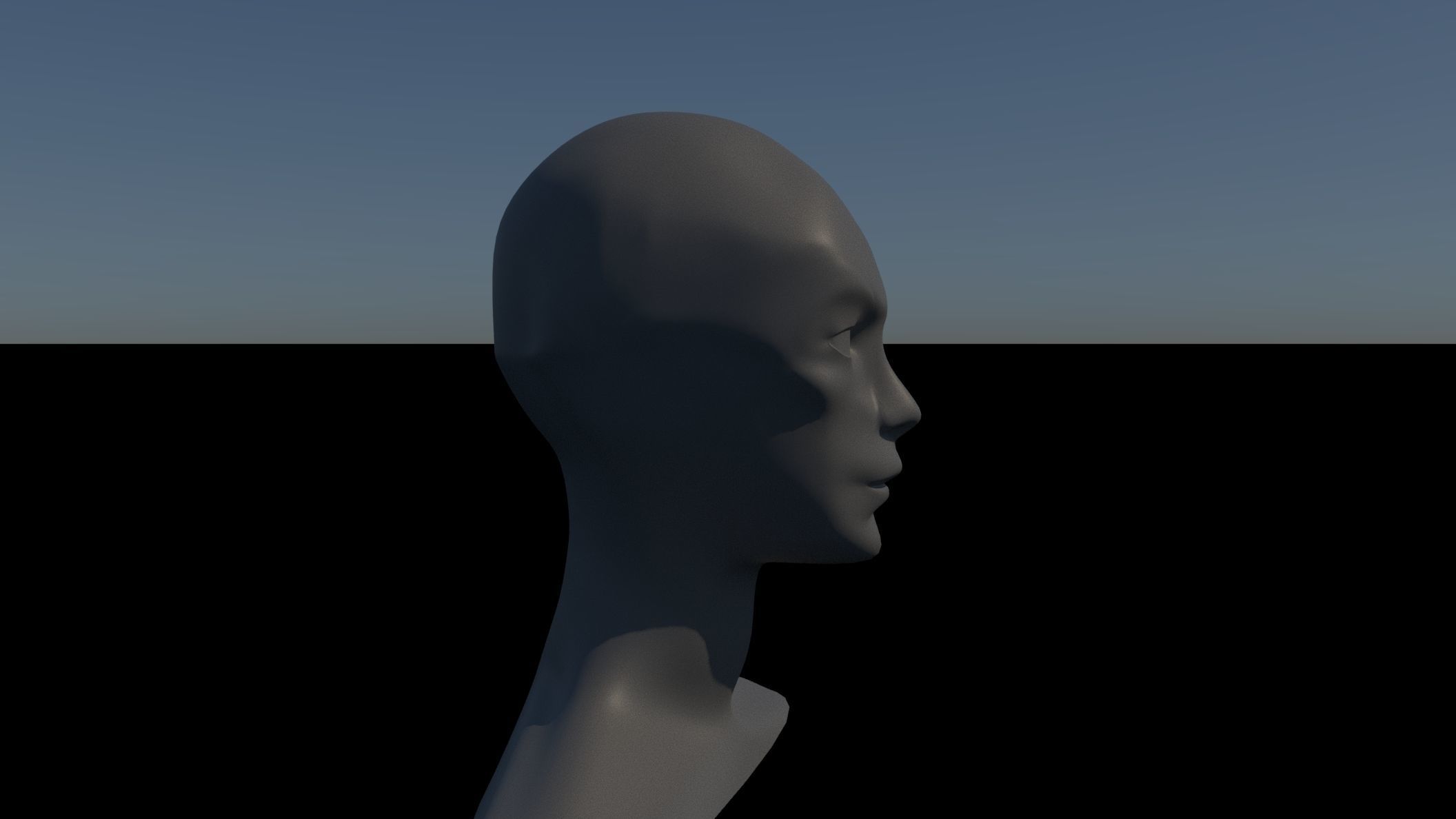 3D model Simple Face VR / AR / low-poly | CGTrader