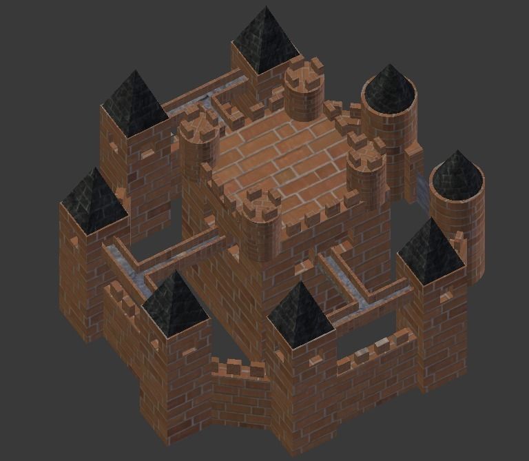 Blender 3D model Castle free 3D model | CGTrader