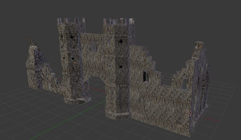 Blender 3D Castle Ruins free 3D model | CGTrader