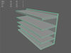 3D model Low Poly Store Shelves VR / AR / low-poly | CGTrader