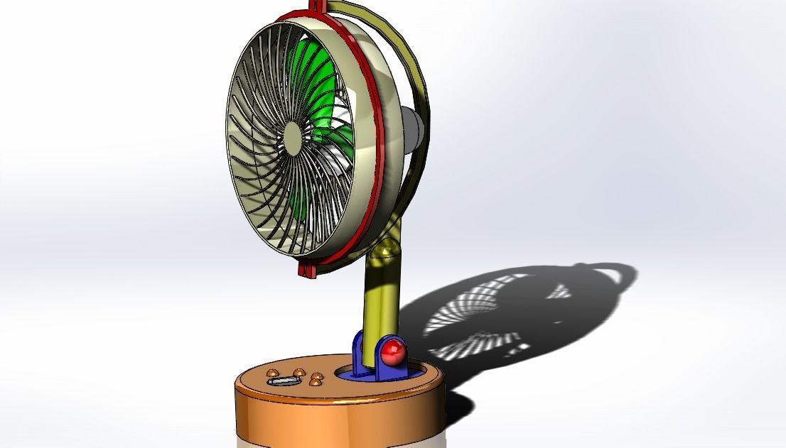 House Fan by Solidworks 3D model | CGTrader