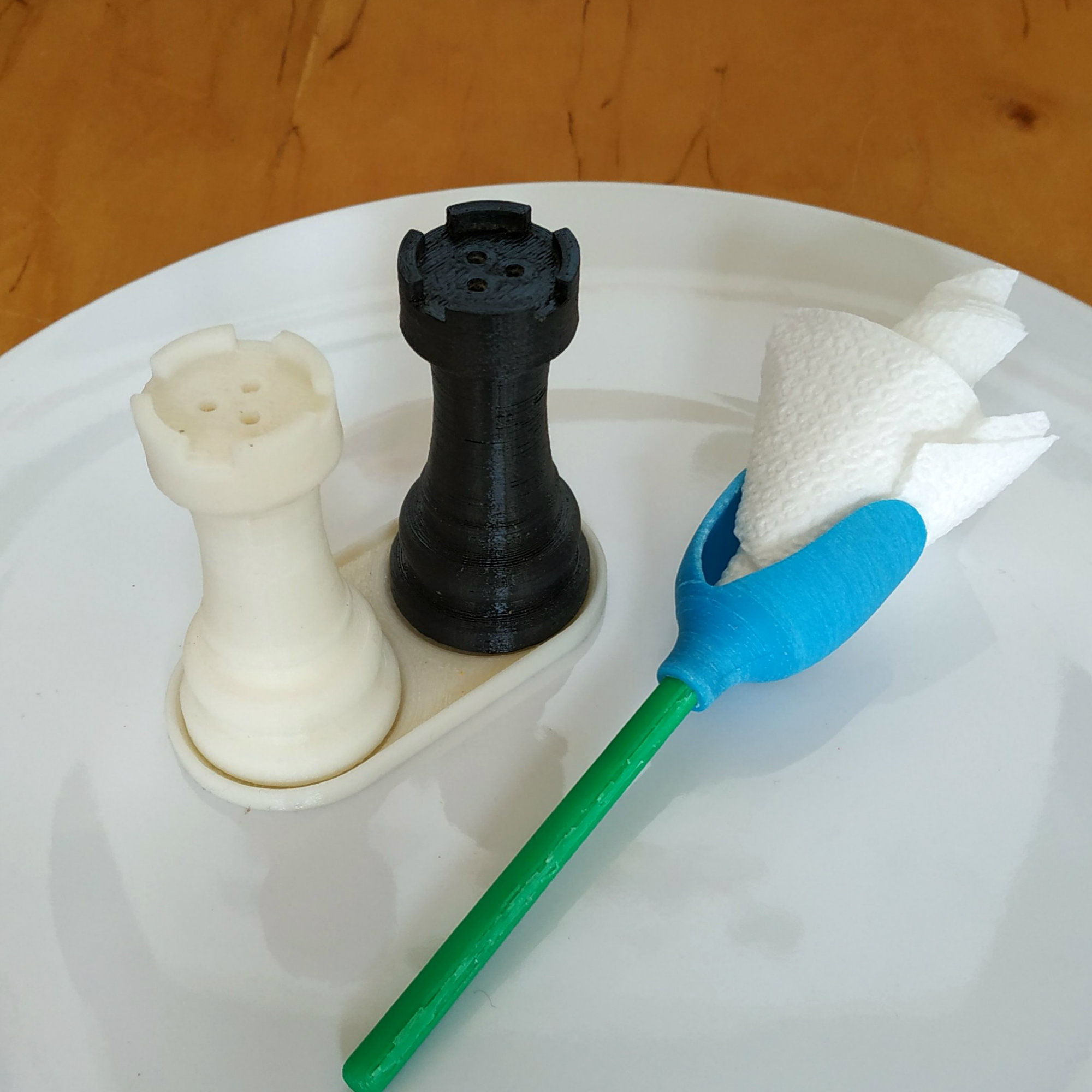 Salt and Pepper Shaker Towers 3D model 3D printable | CGTrader