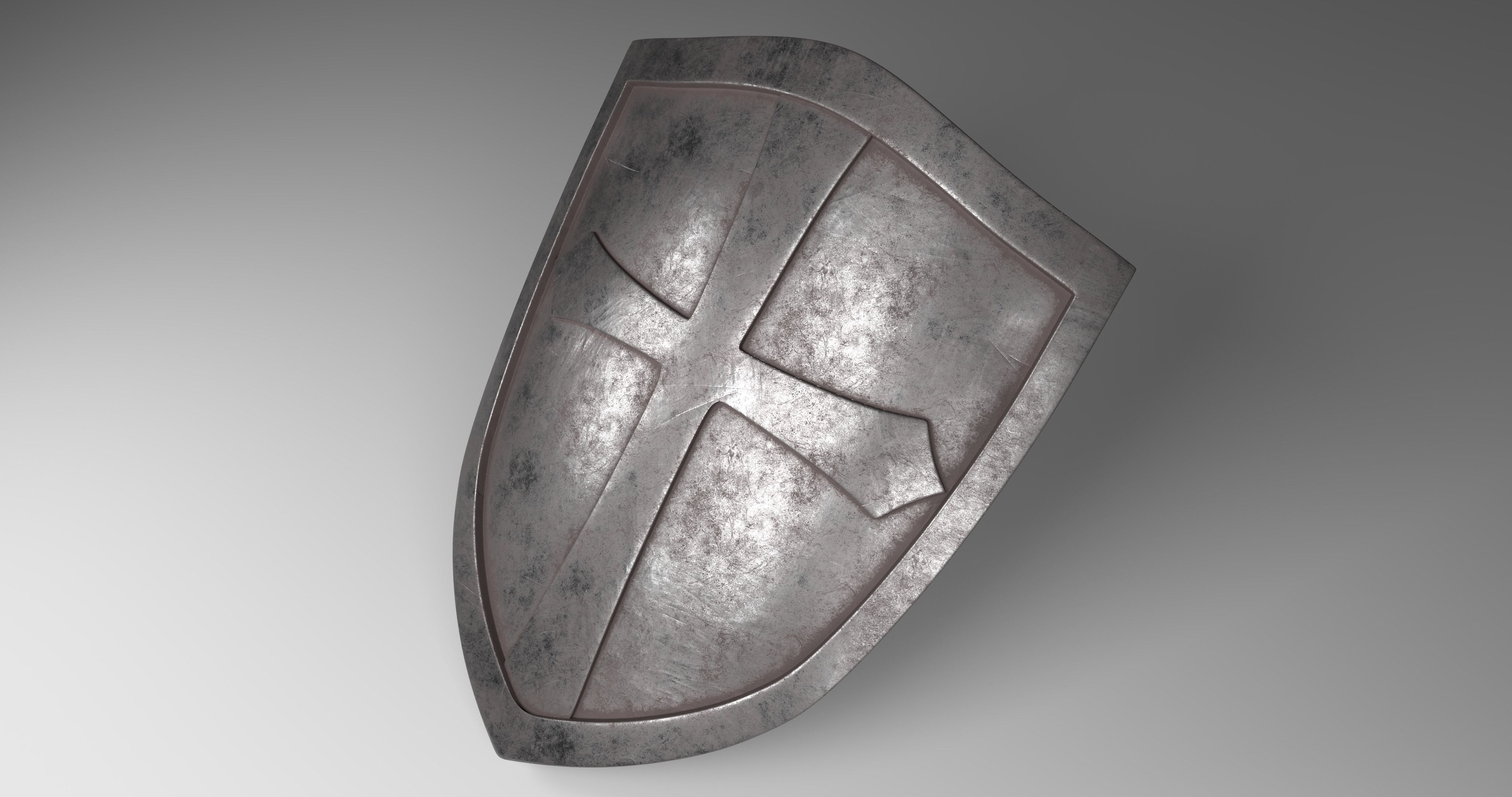 Simple Shield 3D model | CGTrader