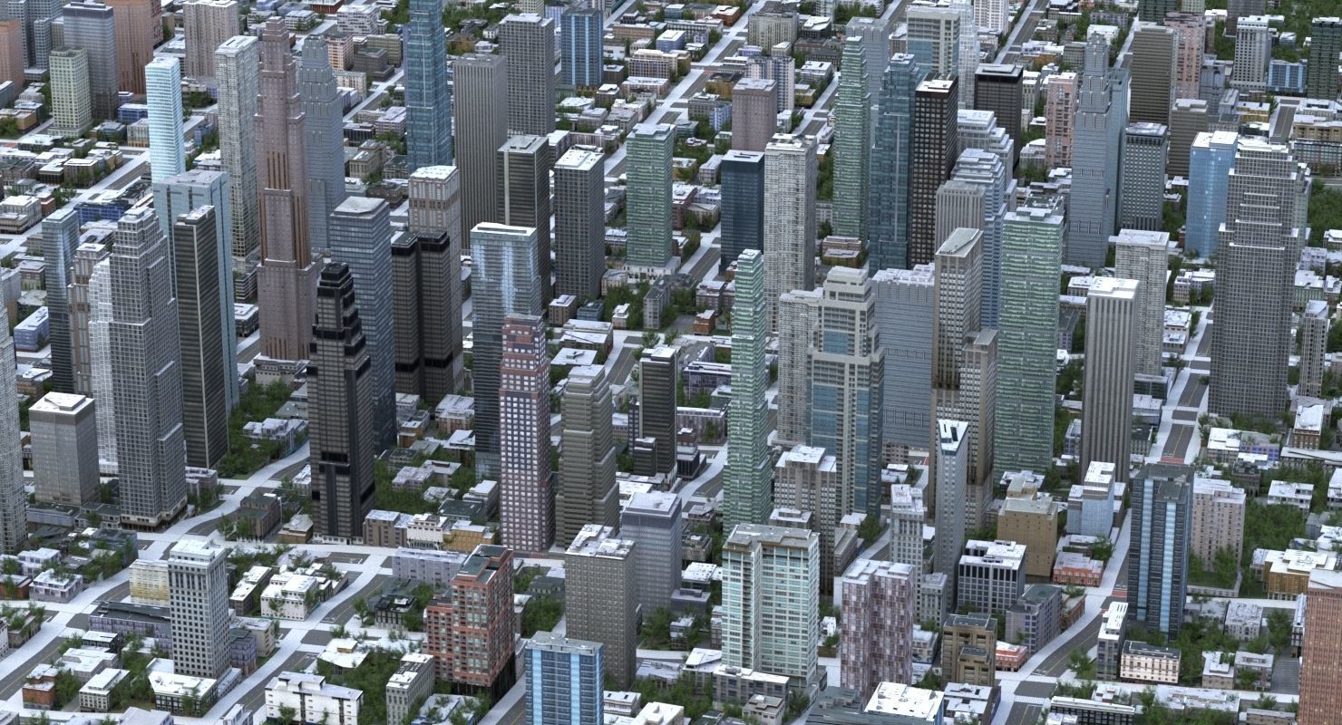 Big City 53 3D model | CGTrader