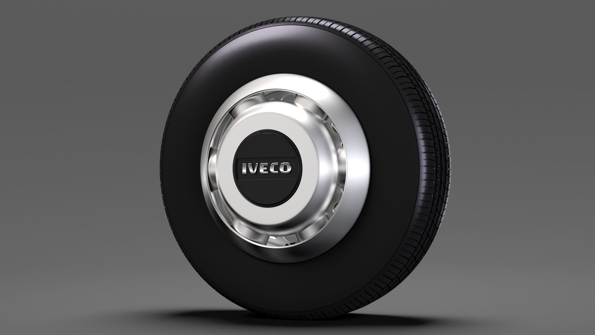 Iveco Daily Minibus front wheel 2017 3D model | CGTrader