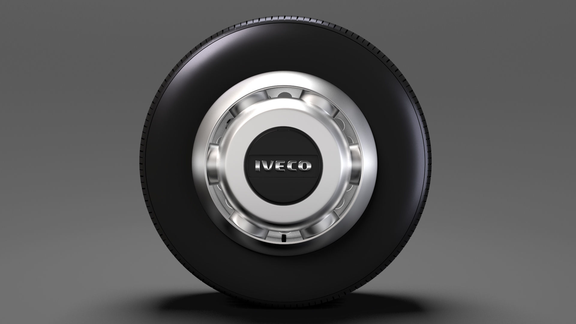 Iveco Daily Minibus front wheel 2017 3D model | CGTrader