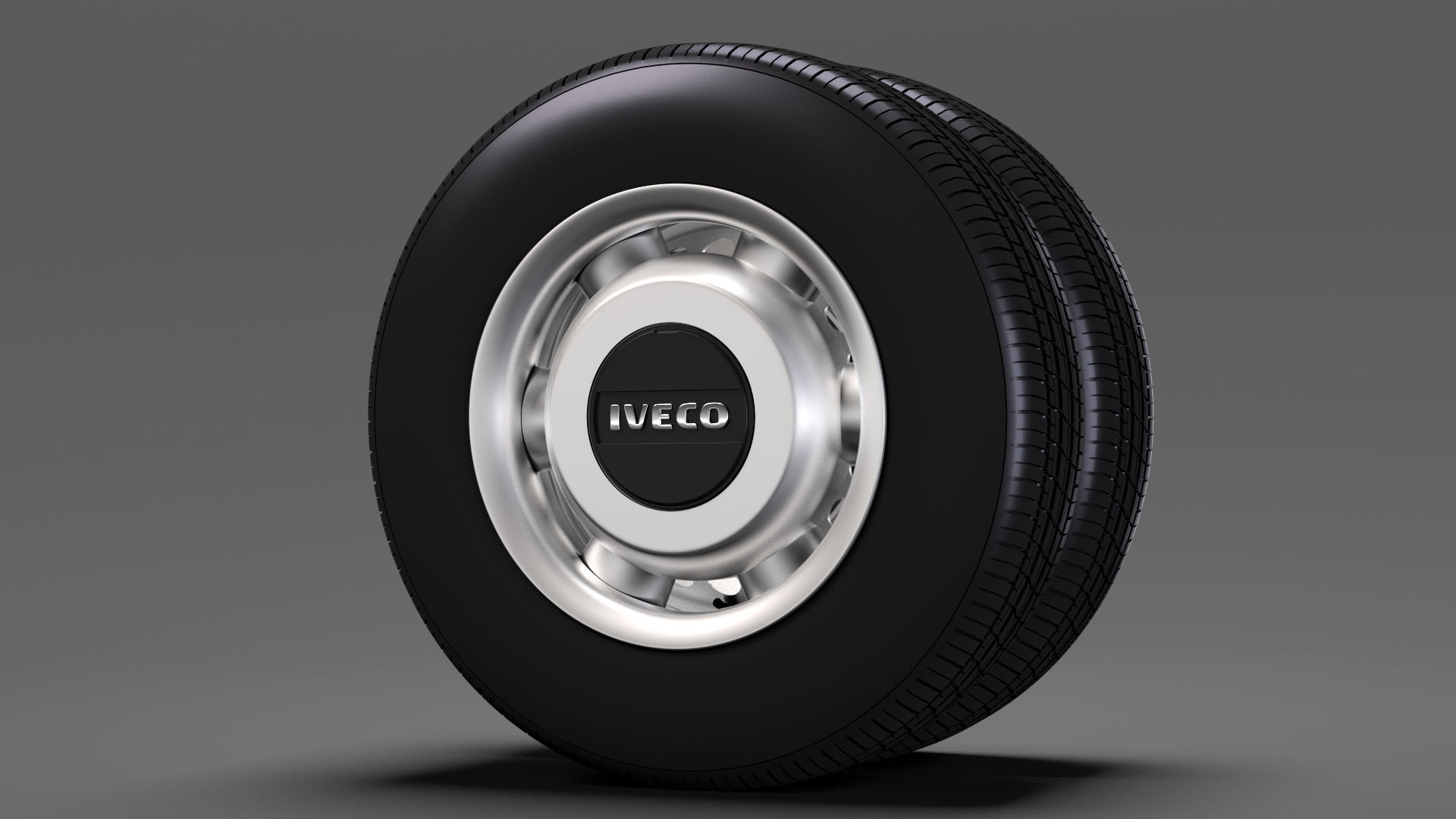 Iveco Daily Minibus rear wheel 2017 3D model | CGTrader
