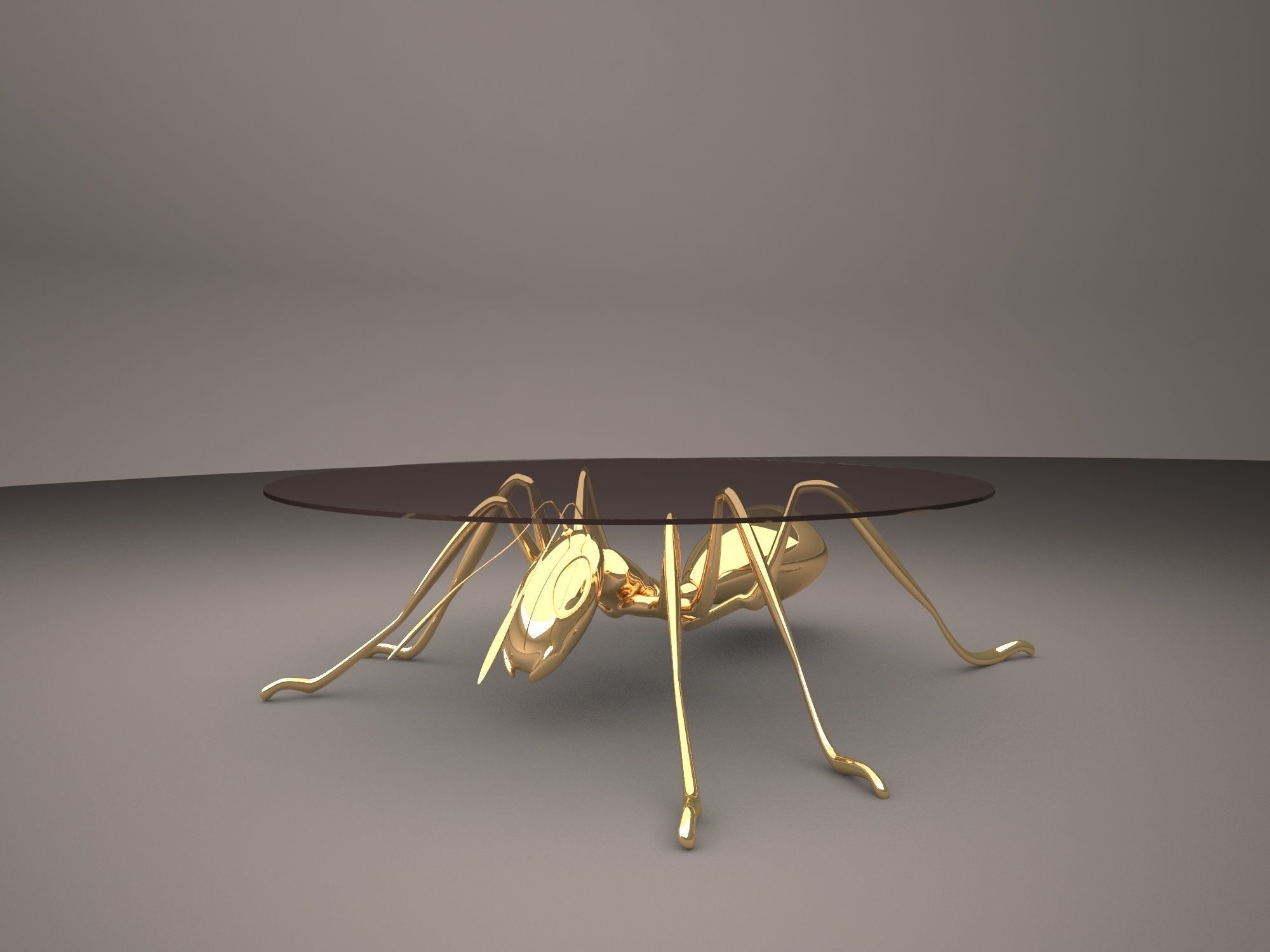 Ant Coffee Table Concept free 3D model animated | CGTrader