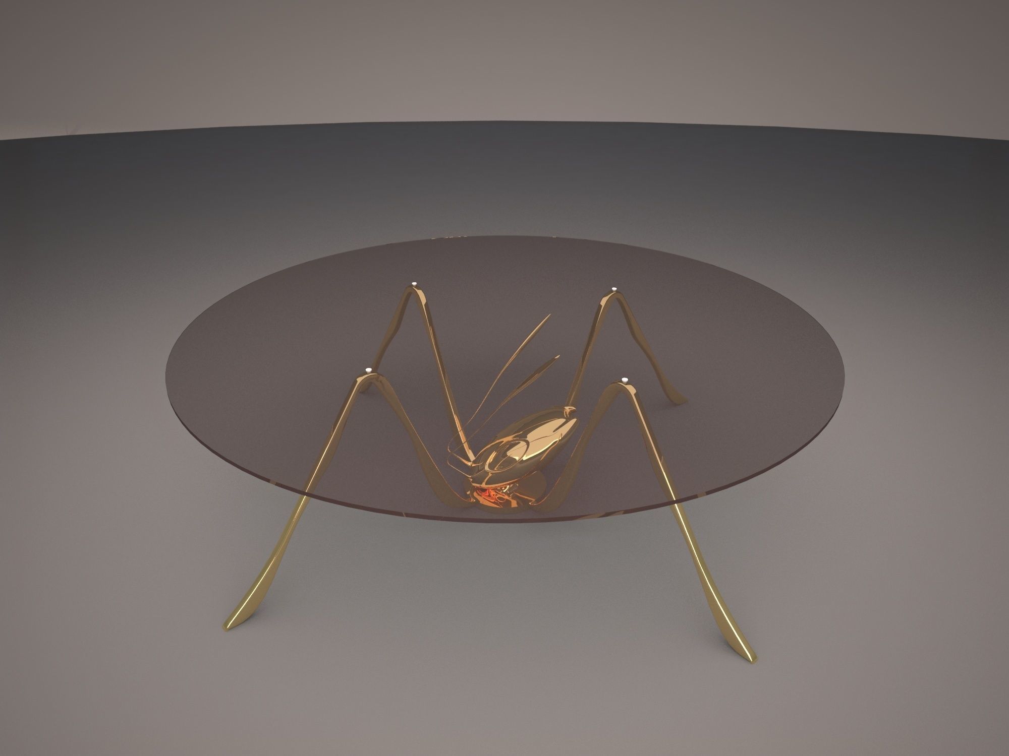 Ant Coffee Table Concept free 3D model animated | CGTrader