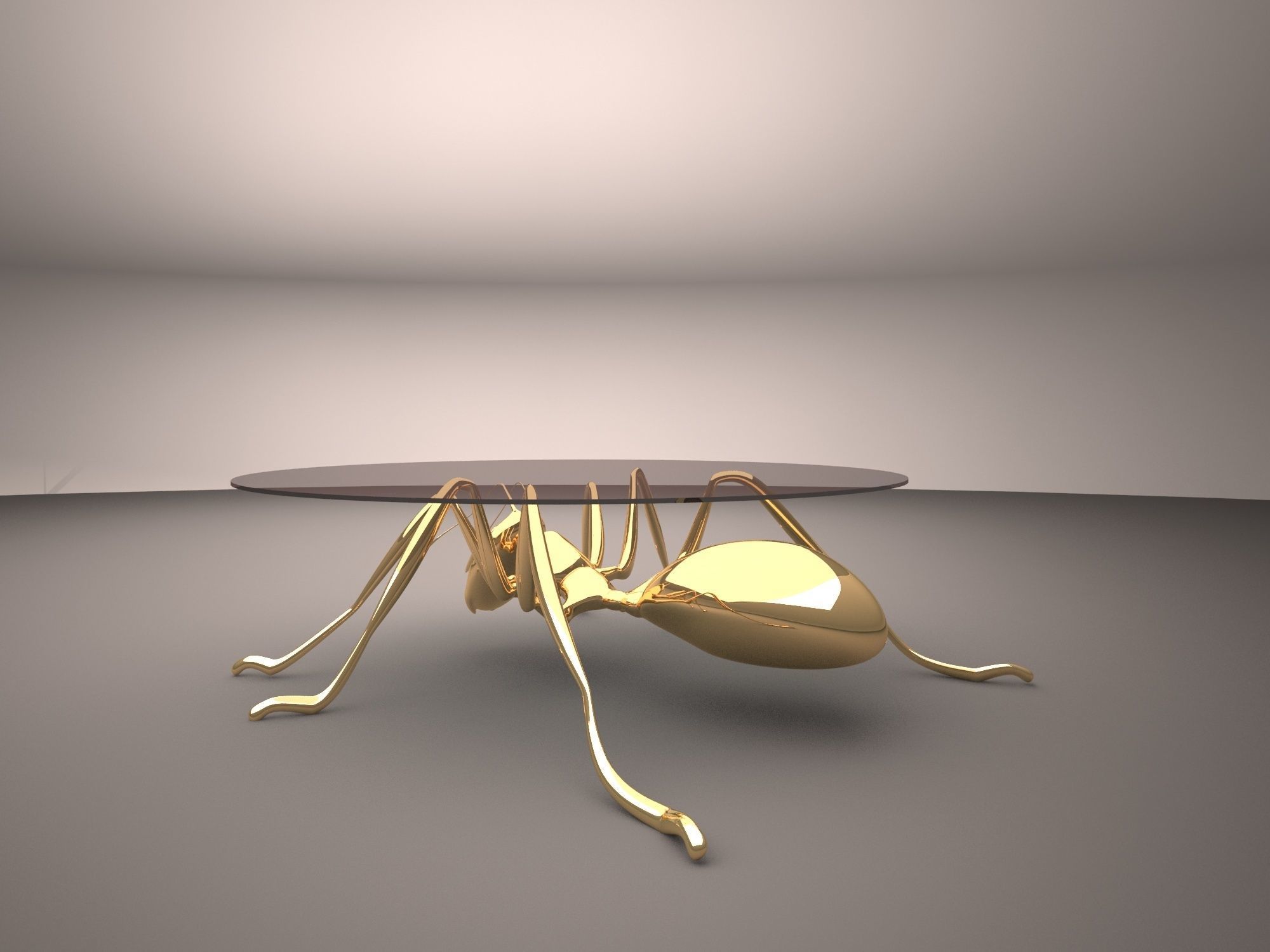 Ant Coffee Table Concept free 3D model animated | CGTrader