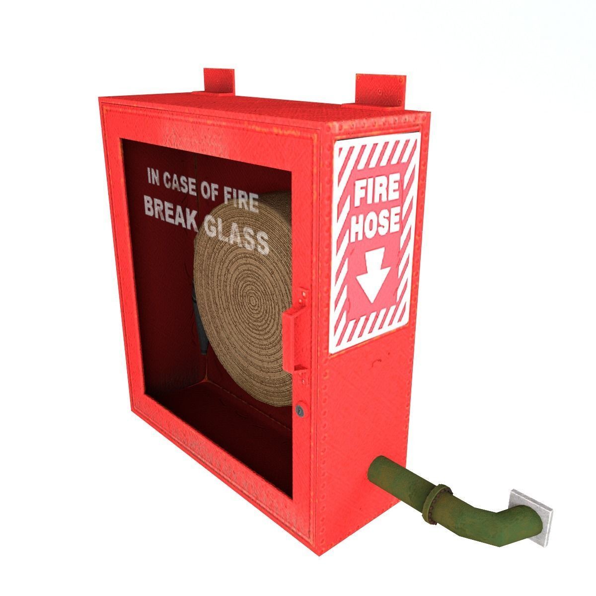 3D model Fire Hose Case VR / AR / low-poly | CGTrader