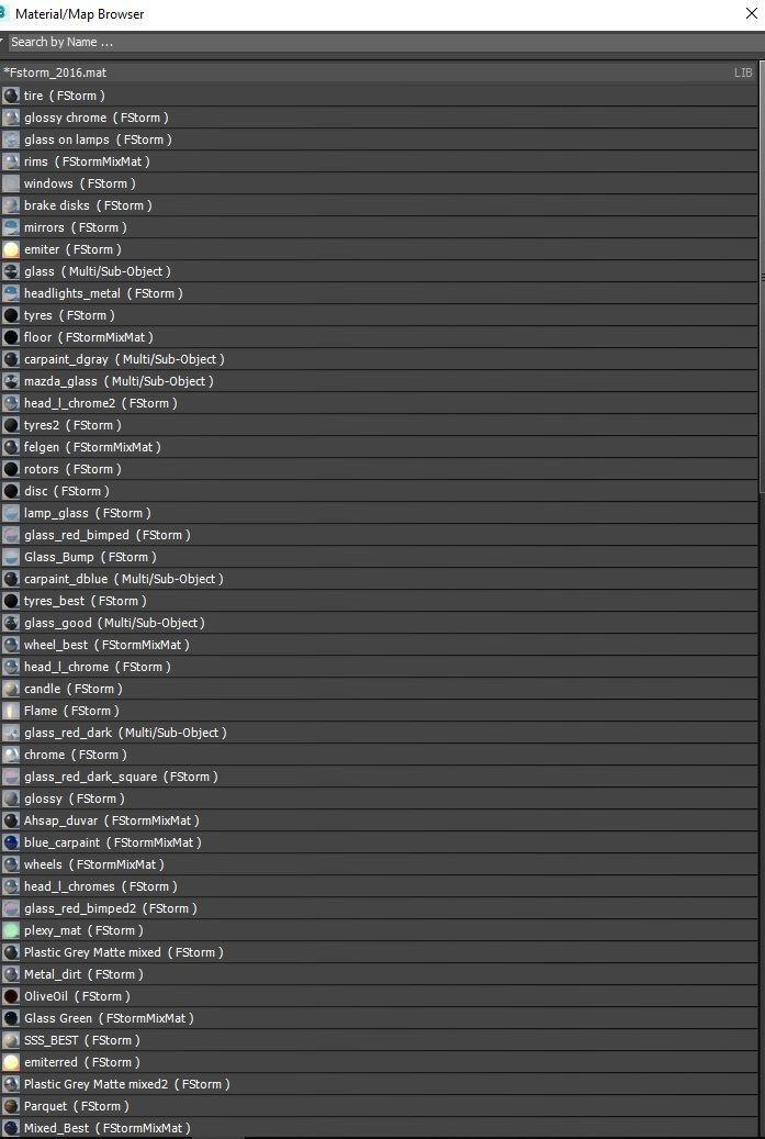 Huge Material Pack Fstorm with shader ball 3D model | CGTrader