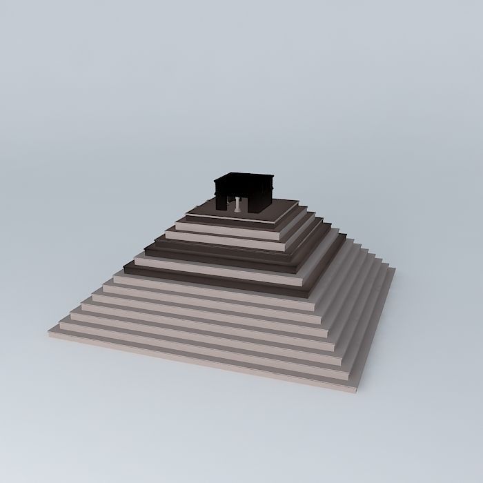 Incan temple free 3D model | CGTrader