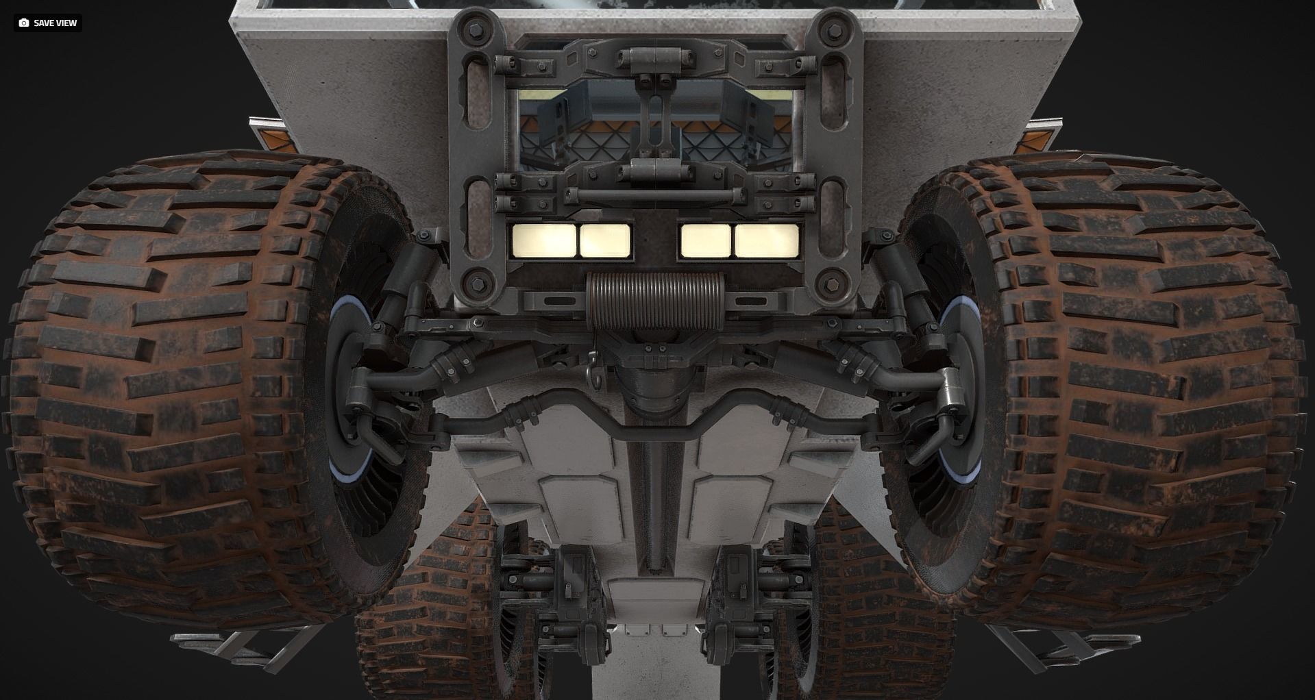 Mars Car 3D model animated rigged | CGTrader