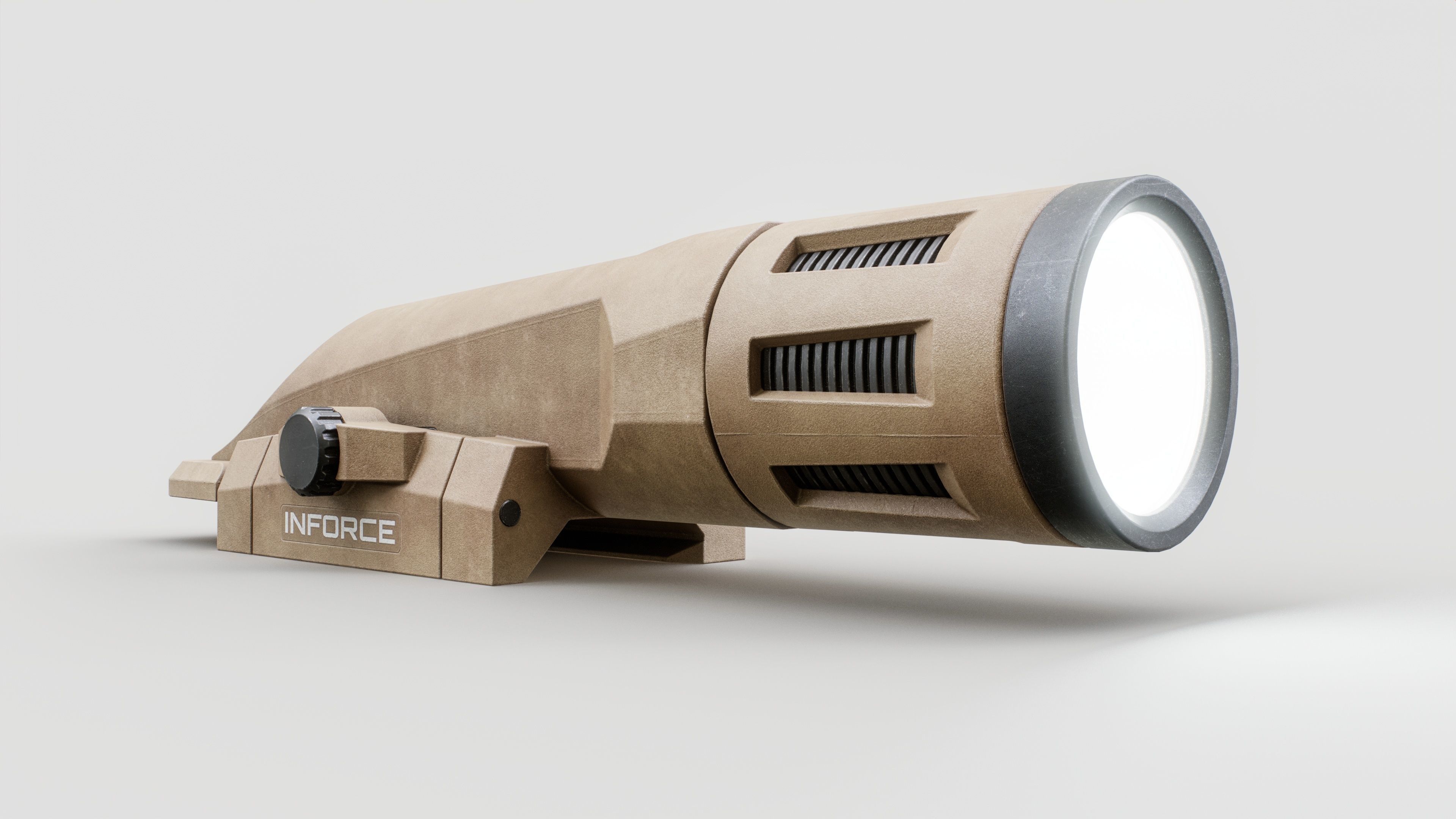 3D model Inforce WMLx Rifle Weapon Mounted Light VR / AR / low-poly ...