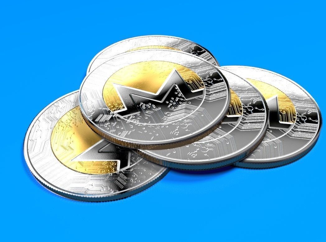 Monero coin 3D model | CGTrader