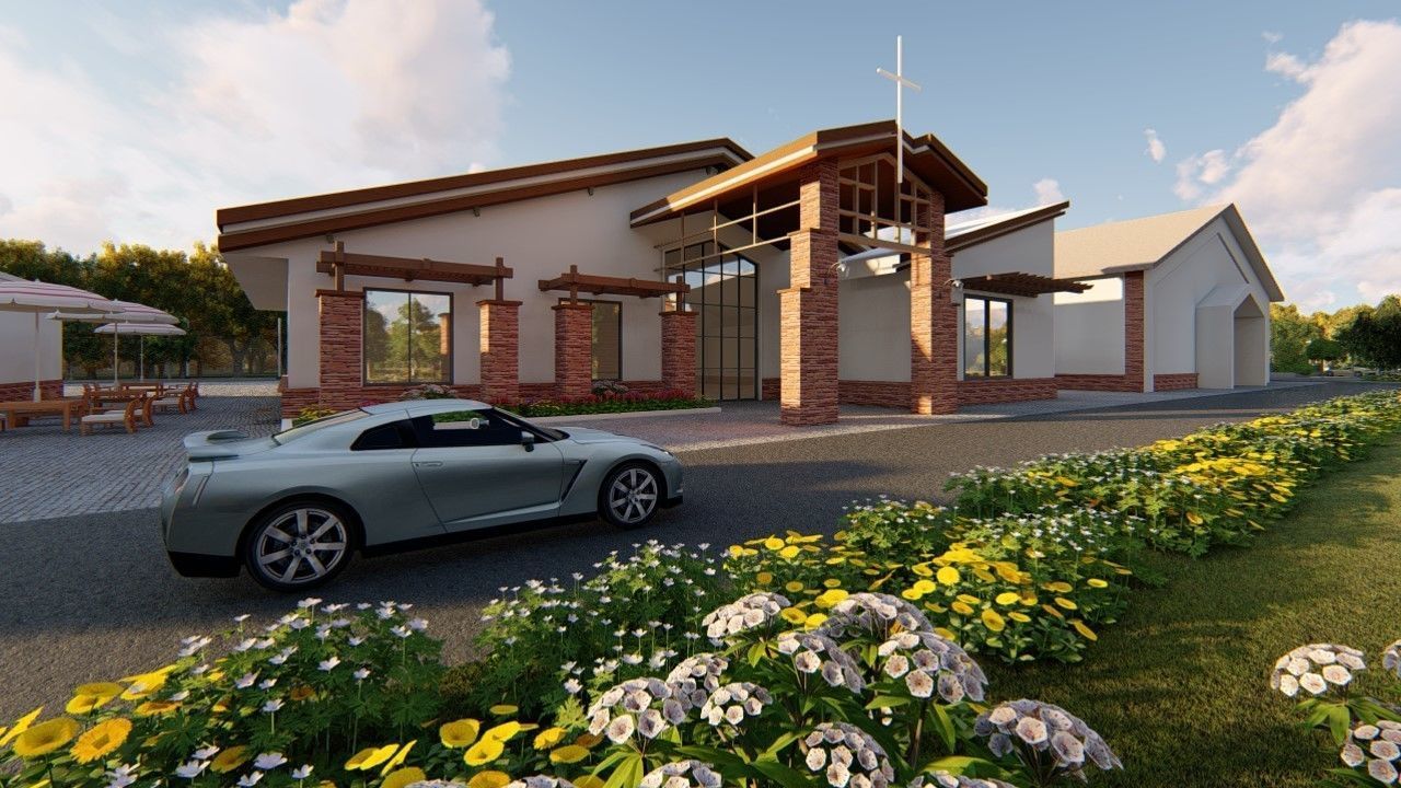 Church Redesign freelancer work Design and renders 3D model | CGTrader