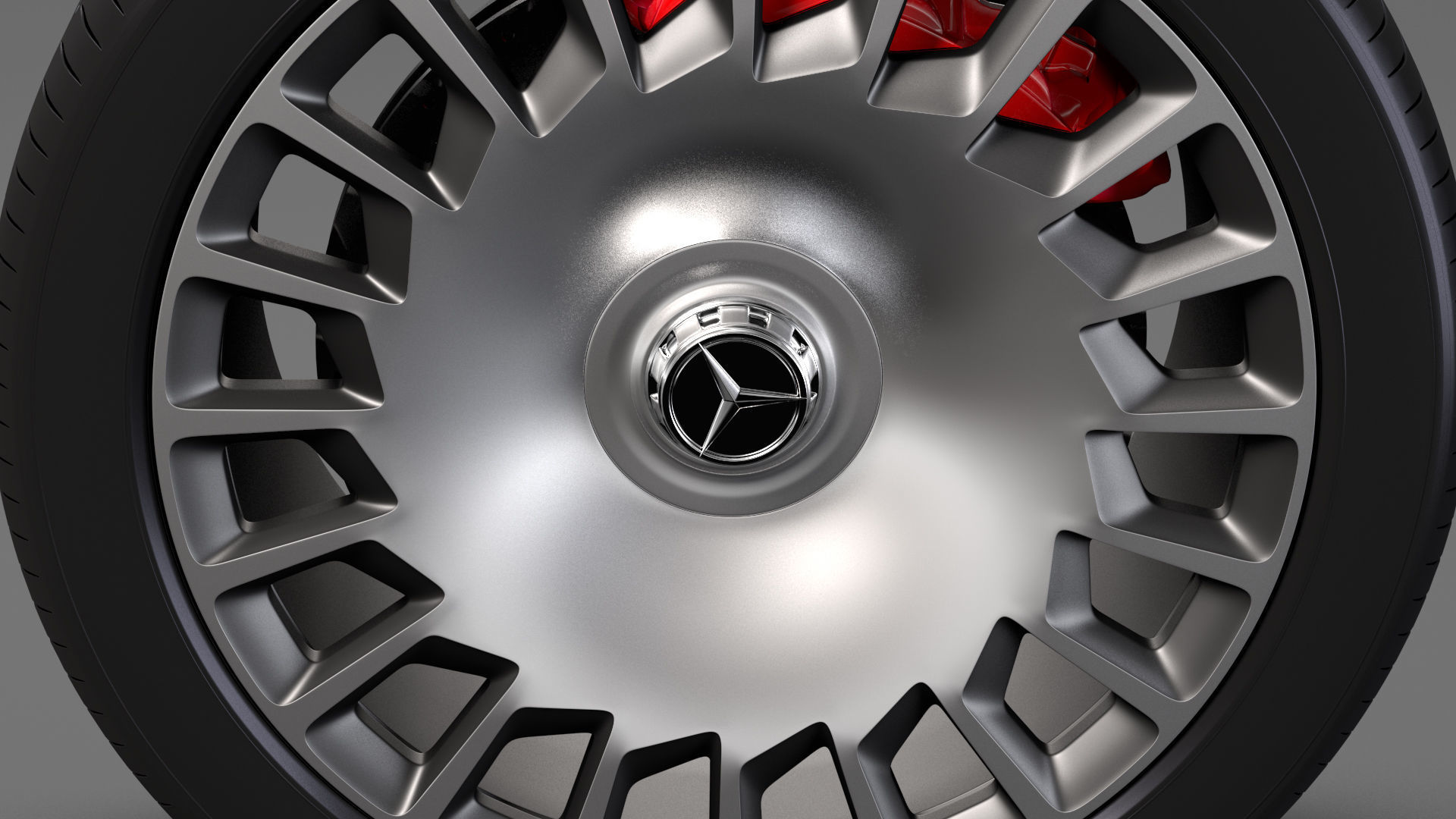 Mercedes Benz Maybach 2017 wheel 3D model | CGTrader