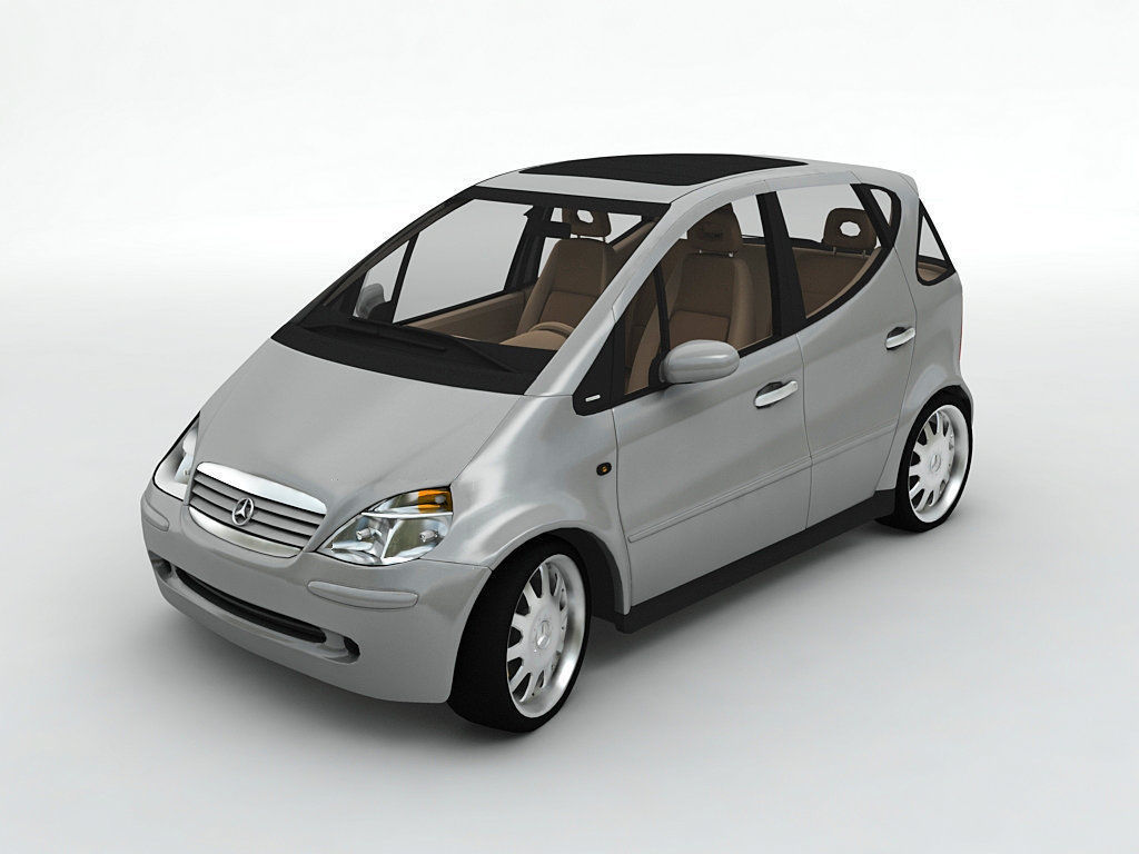 2001 Mercedes A Class 3D model | CGTrader