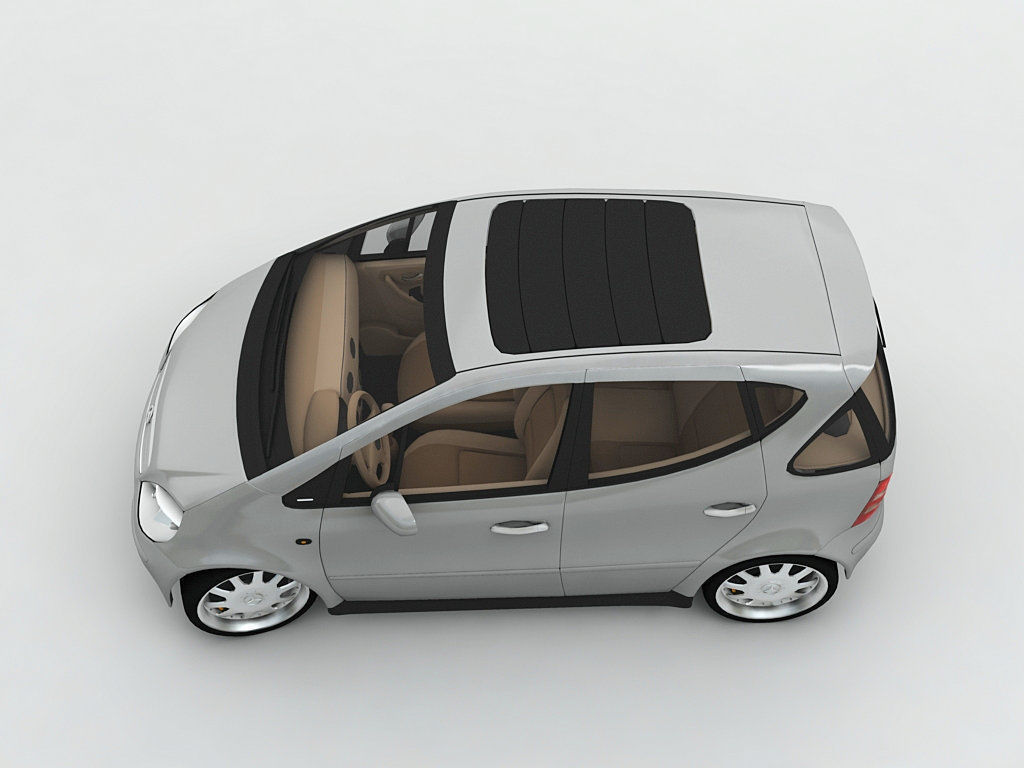 2001 Mercedes A Class 3D model | CGTrader