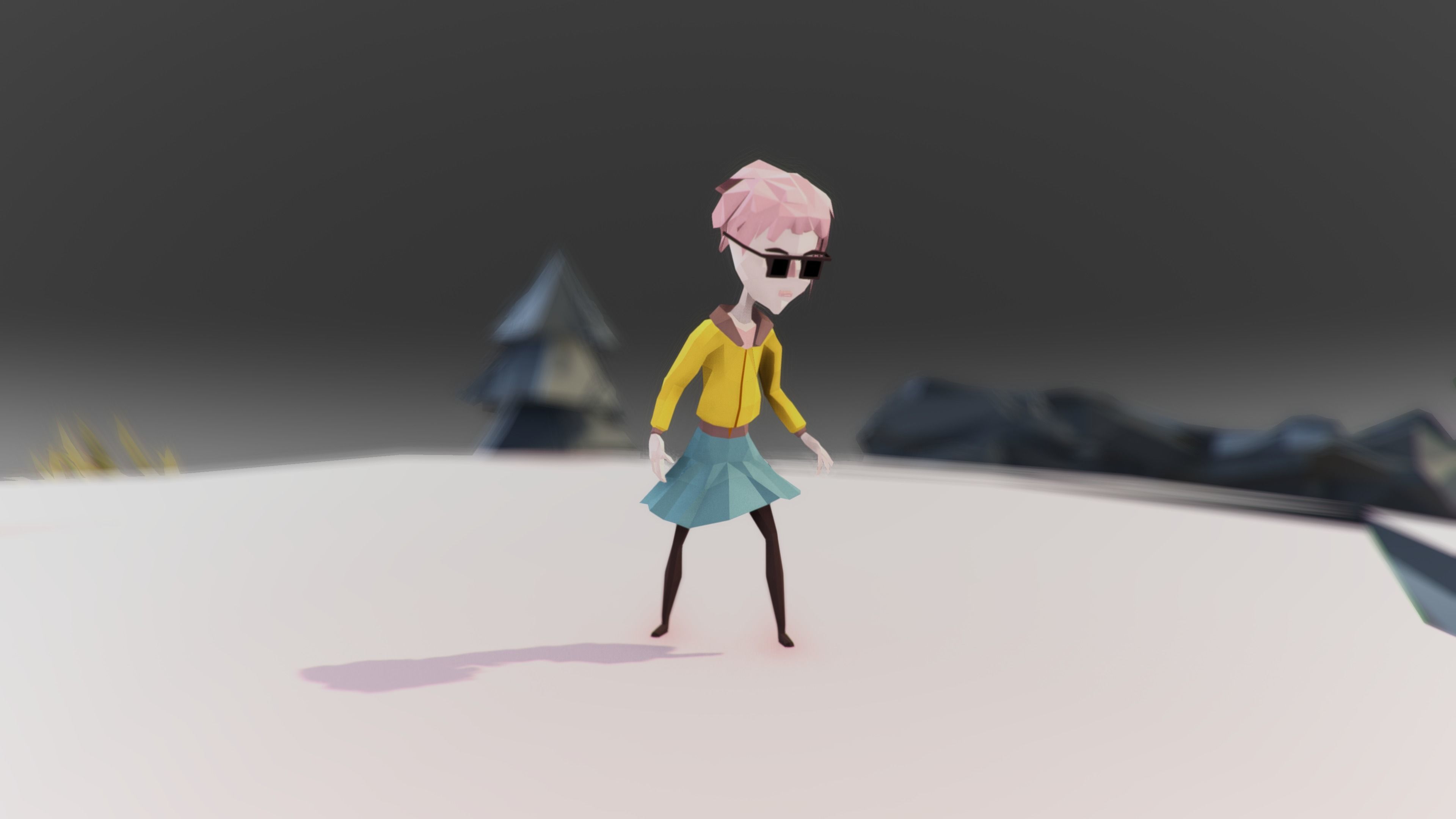 3D model Simple Lady Susan VR / AR / low-poly | CGTrader