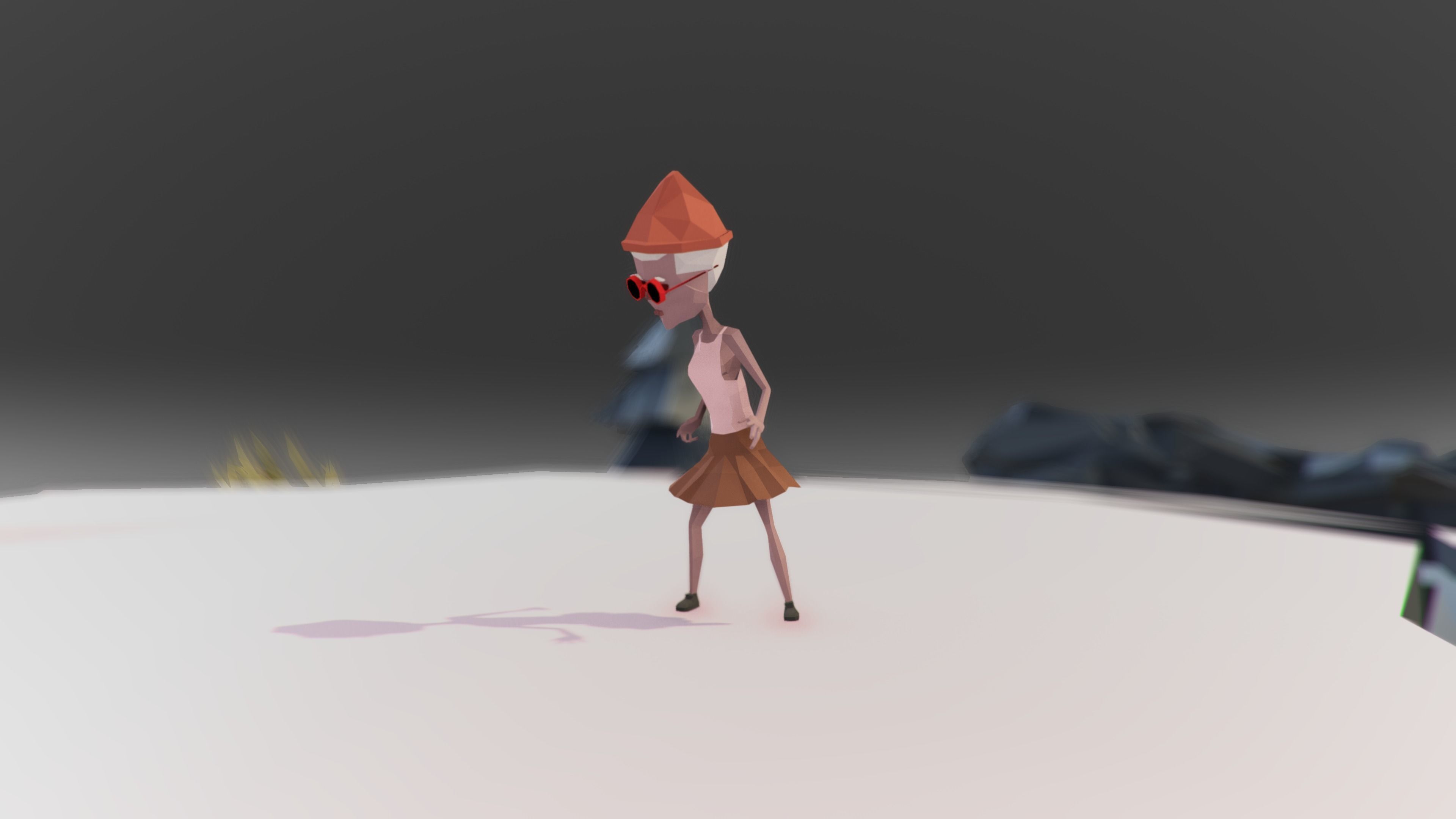 3D model Simple Lady Susan VR / AR / low-poly | CGTrader