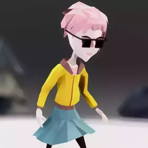 3D model Simple Lady Susan VR / AR / low-poly | CGTrader