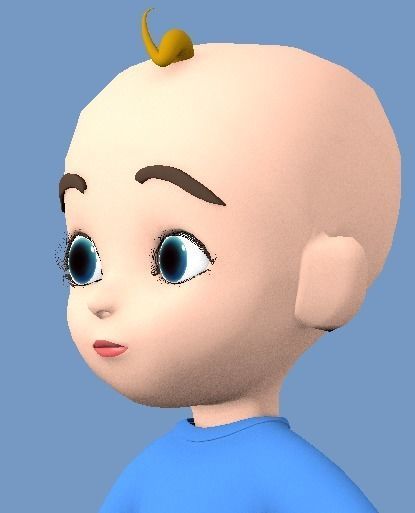 Baby character 3D model | CGTrader