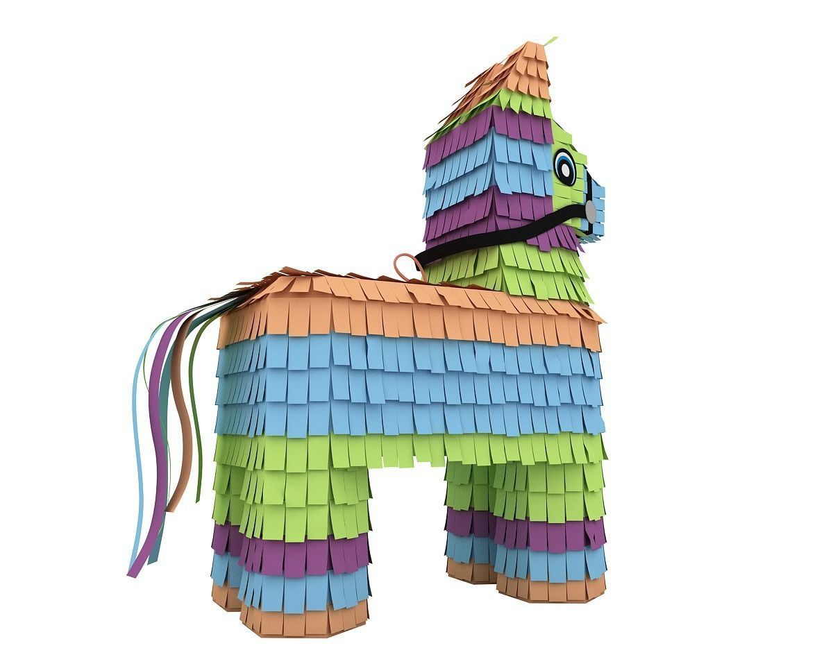 Pinata With Bat 3D model | CGTrader