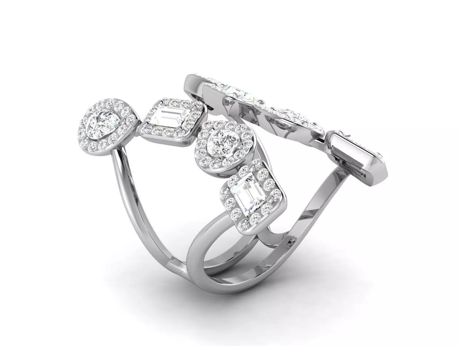 Solitaire ring 3dm stl render detail 3D print model 3D model 3D ...