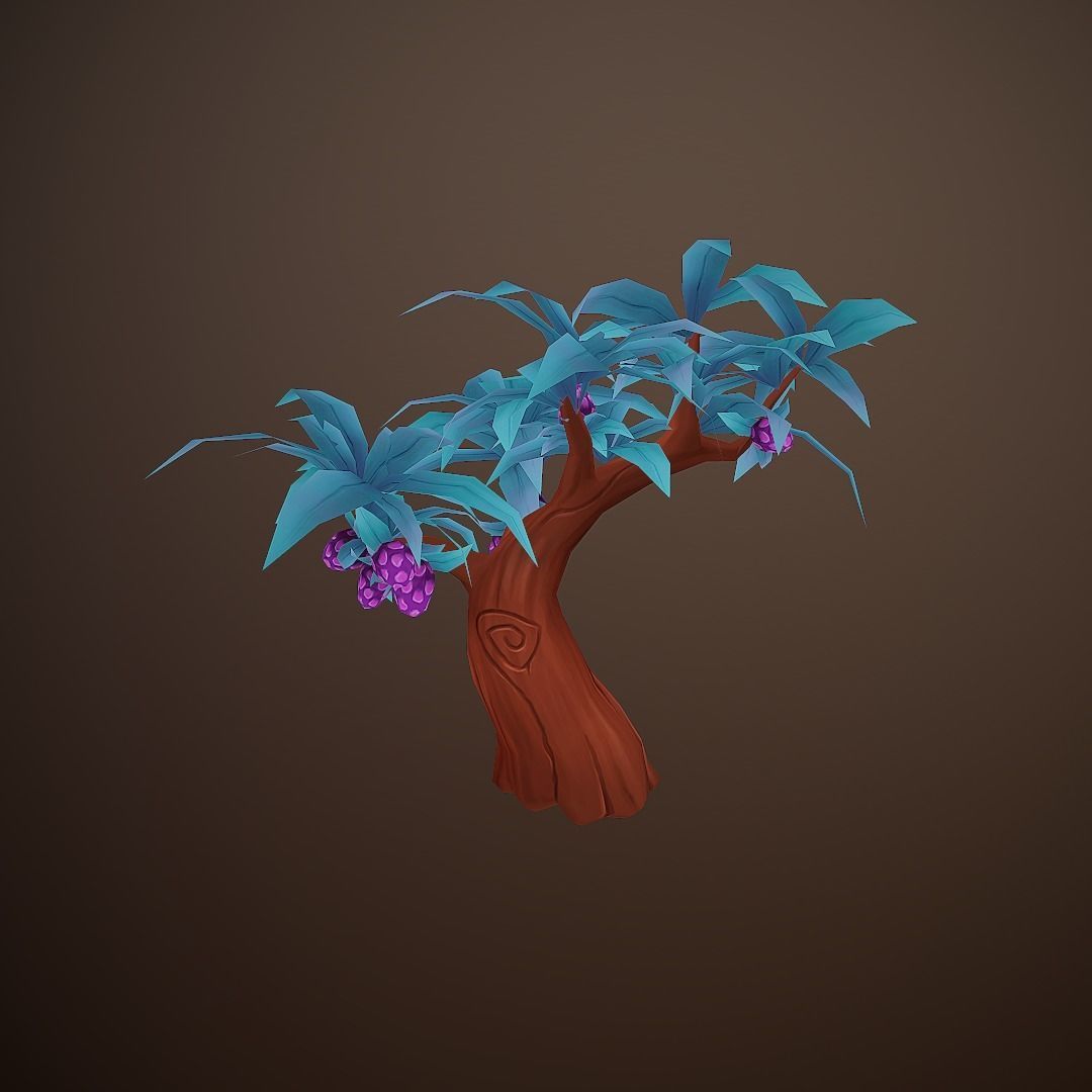 Stylized tree free VR / AR / low-poly 3D model | CGTrader